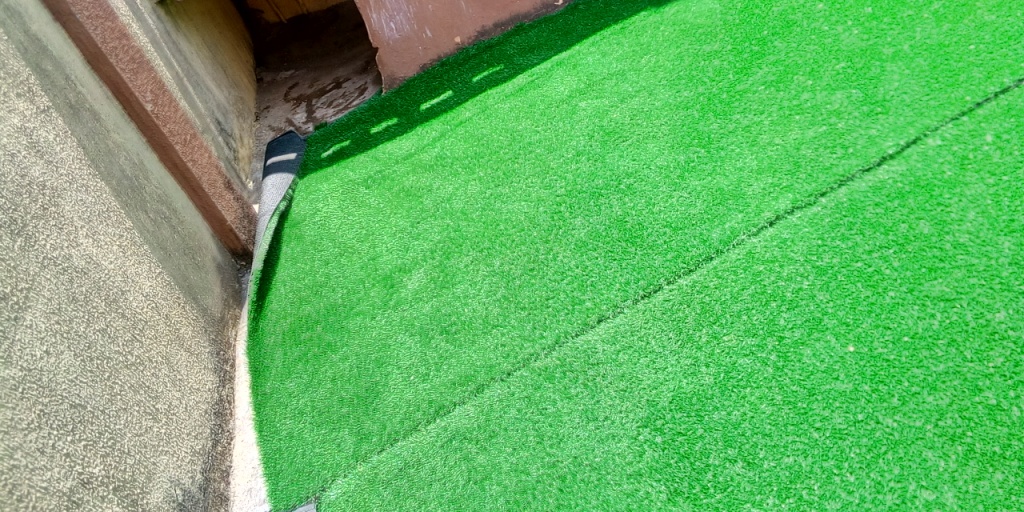 Exterior/ Compound Decoration With Turf/Grass At Ejigbo Lagos ...