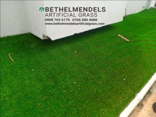Artificial Grass Installed at Lekki County, Lagos | BethelMendels