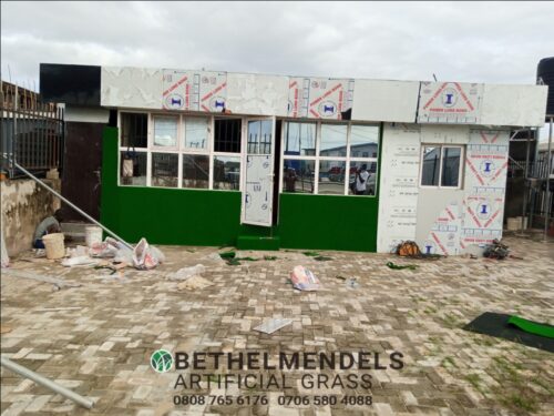 New Artificial Turf Installation at Lekki Phase 1, Lagos.